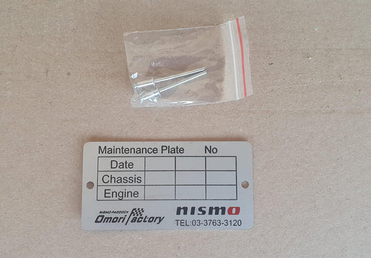 Nismo Serial Plates – NisMoD Parts
